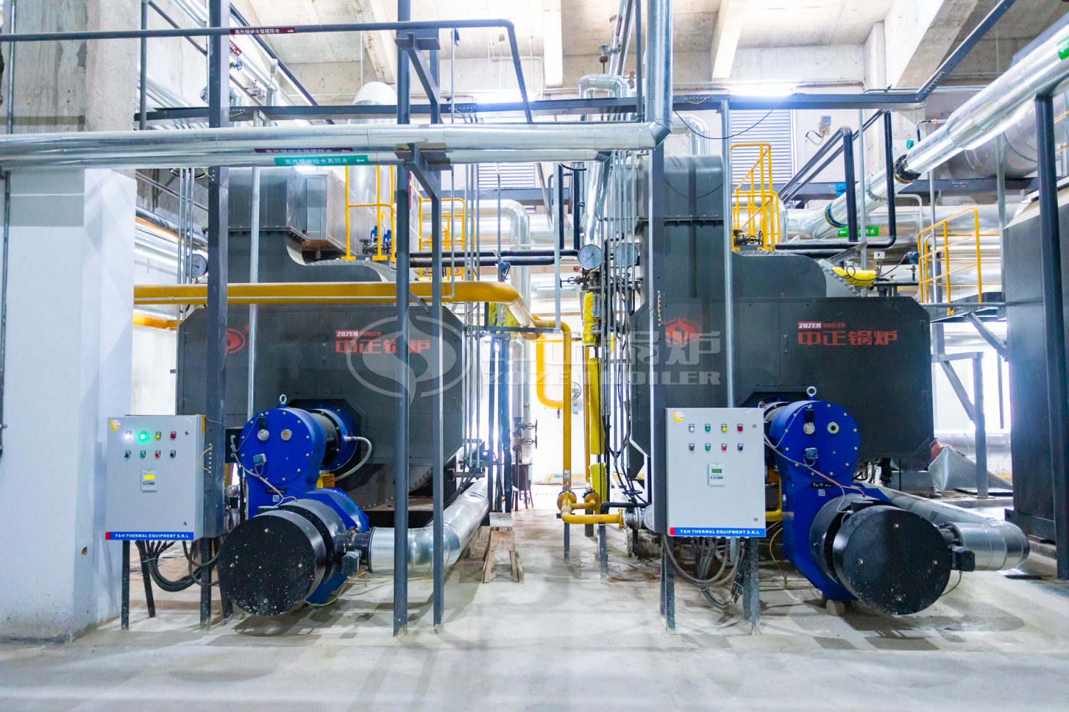 6 TPH Natural Gas Steam Boilers for Hotel Industry – Gas Fired Boilers